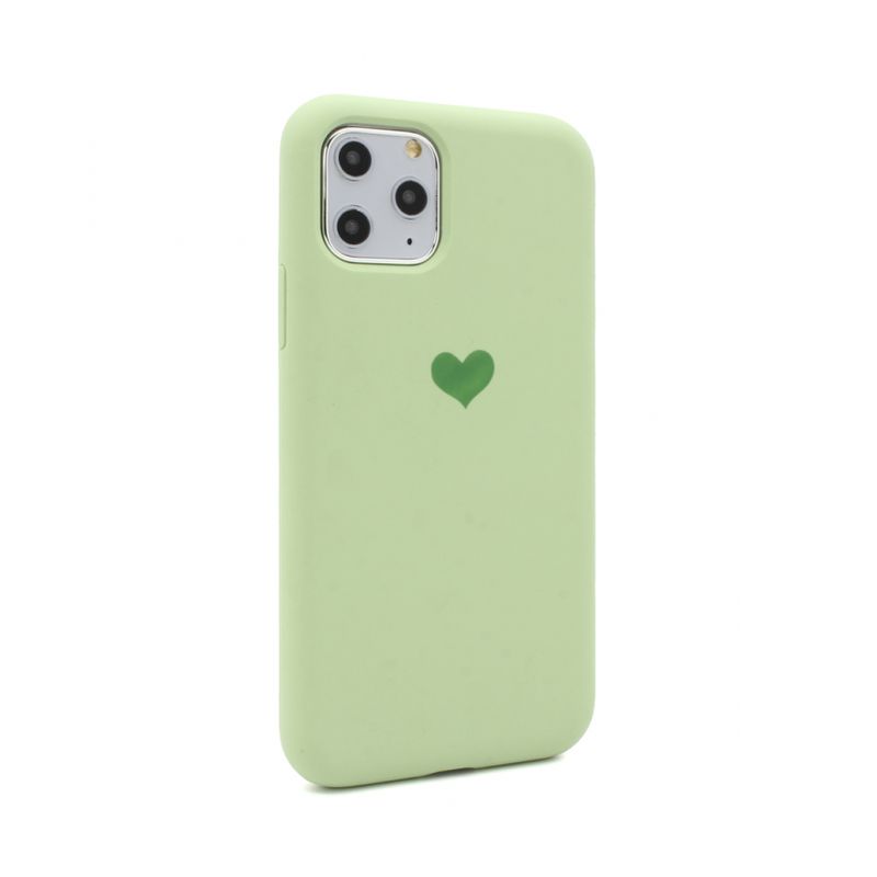 Maskica Heart za iPhone 11 Pro 5.8 svetlo zelena