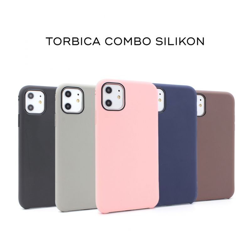 Maskica Combo silikon za iPhone 11 Pro 5.8 braon