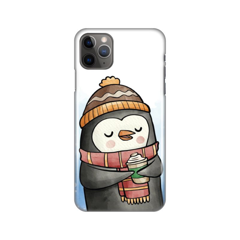 Maskica Silikonska Print za iPhone 11 Pro Max 6.5 Pingu