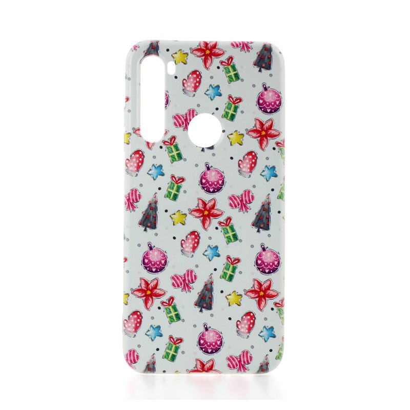 Maskica Silikonska Print za Xiaomi Redmi Note 8 Christmas Pattern