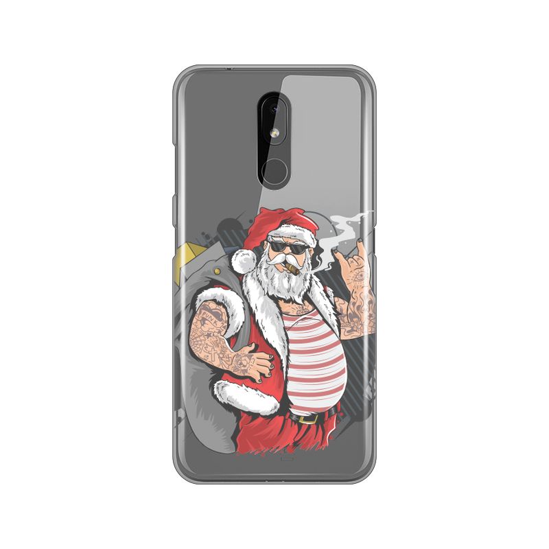 Maskica Silikonska Print Skin za Nokia 3.2 Bad Santa