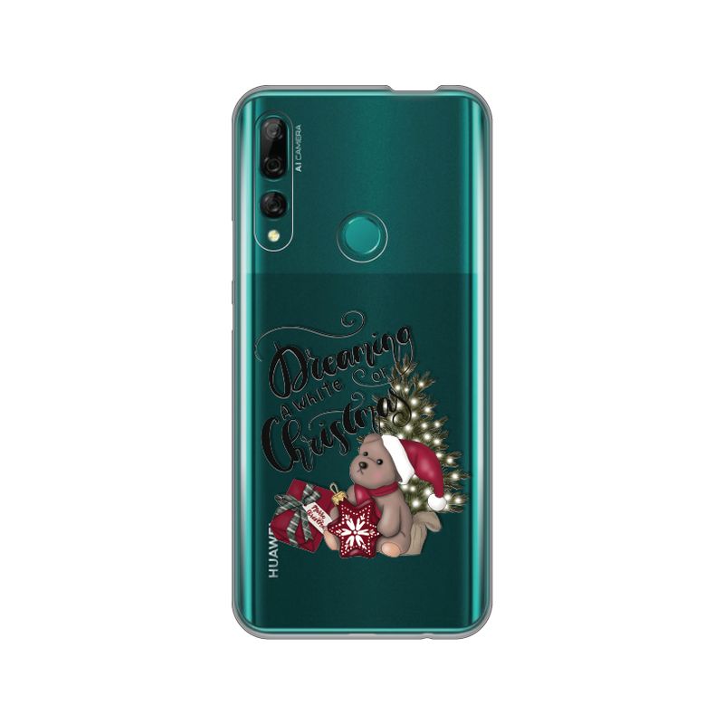 Maskica Silikonska Print Skin za Huawei P smart Z/Y9 Prime 2019/Honor 9X (EU) White Christmas