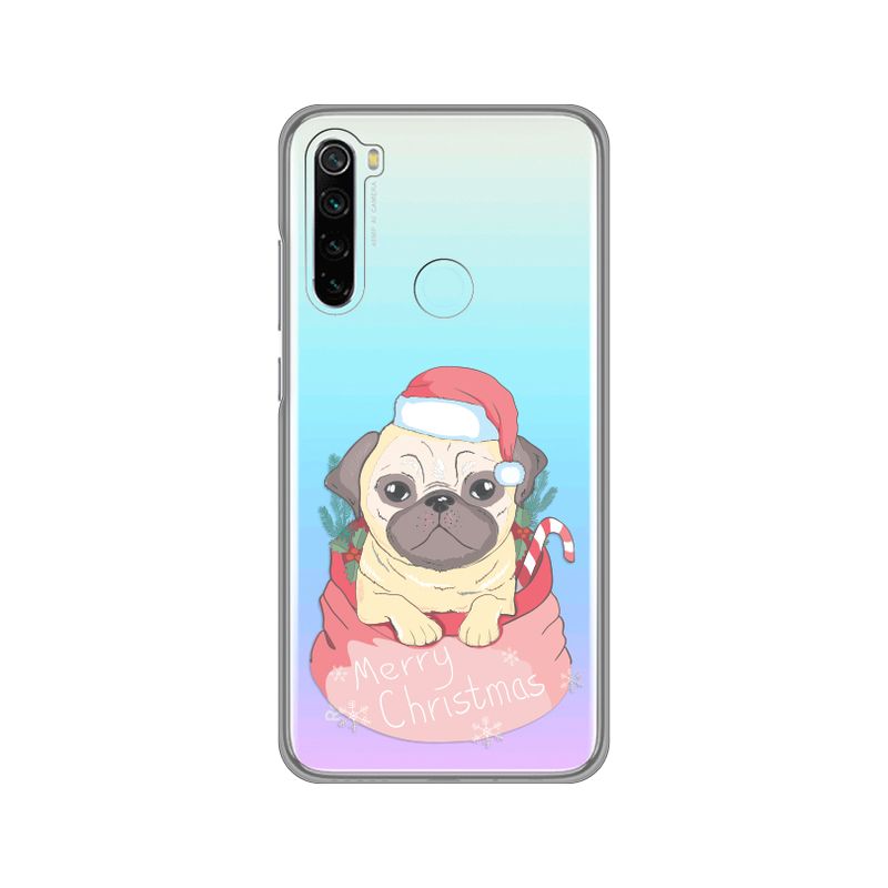 Maskica Silikonska Print Skin za Xiaomi Redmi Note 8 Christmas Cutie
