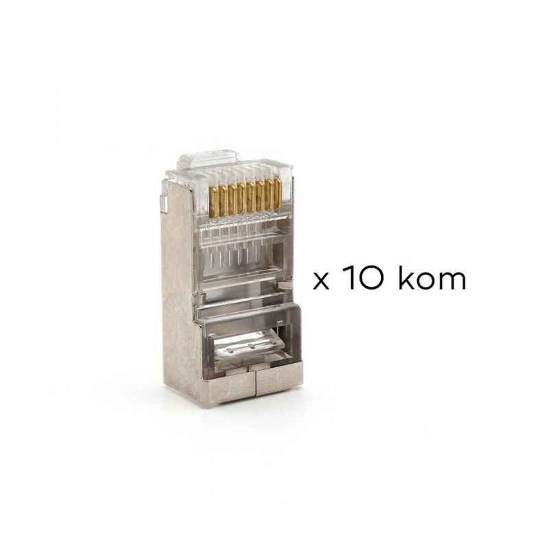 Konektor RJ45 metalni CAT5 JWD-AD79 10 kom