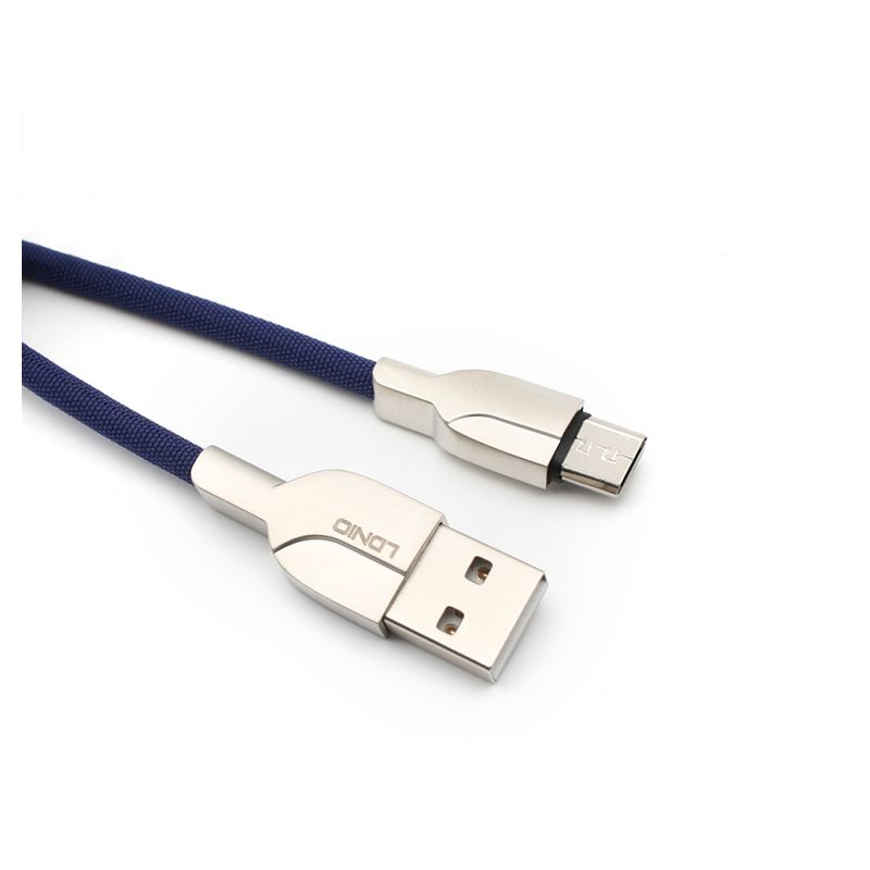 Data kabl LDNIO LS412 micro USB plavi 2m