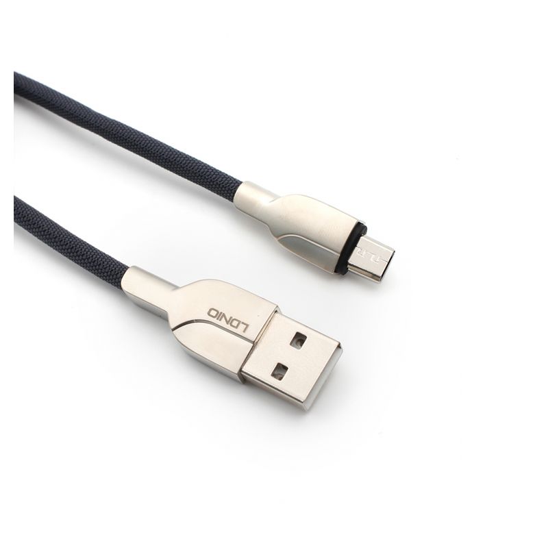 Data kabl LDNIO LS411 micro USB sivi 1m