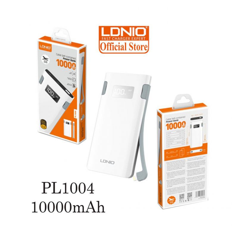 Back up baterija LDNIO PL1004 lightning+Micro 10000 mAh bela