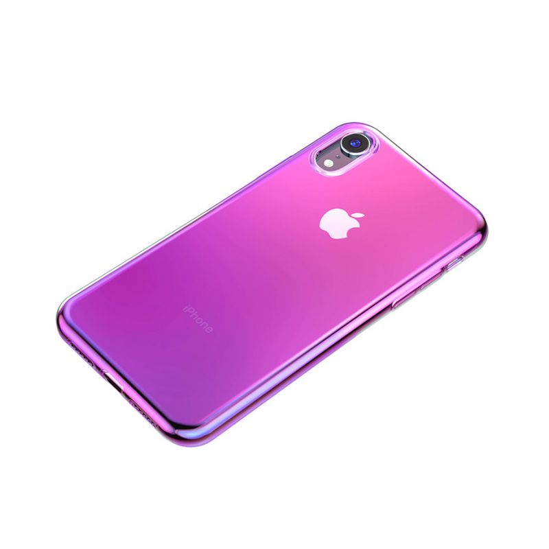 Maskica Baseus Glow za iPhone XR pink