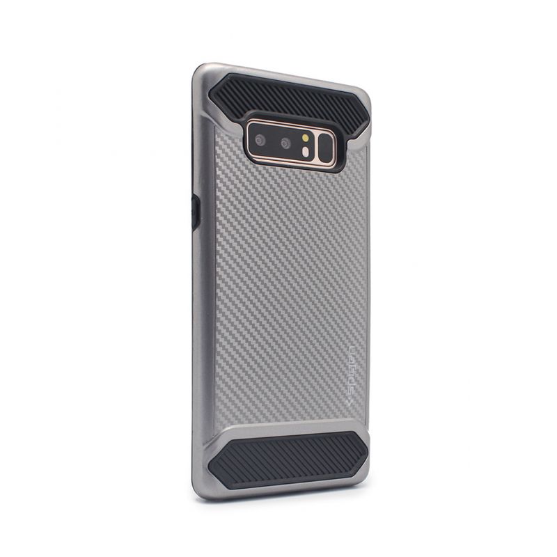 Maskica Spigen man za Samsung N950F Note 8 srebrna