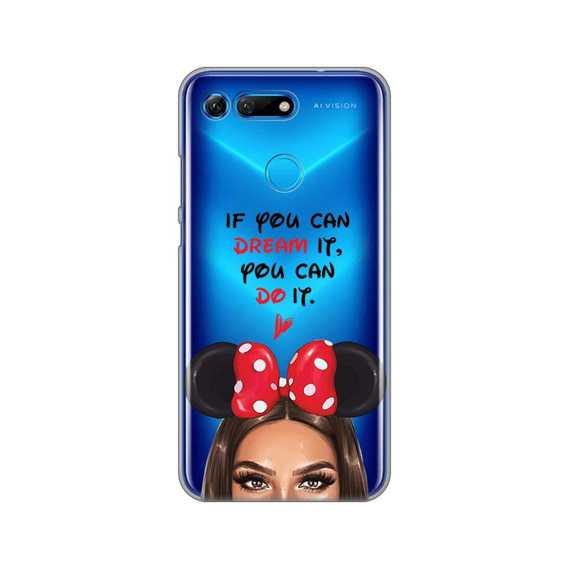 Maskica Silikonska Print Skin za Huawei Honor View 20 Disney Girl