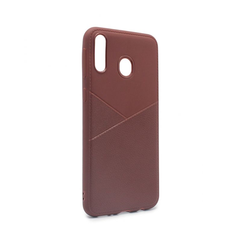 Maskica Y-Leather za Samsung Galaxy M20 braon