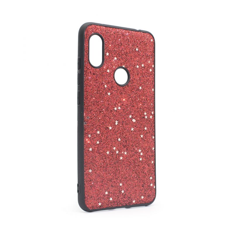 Maskica Sparkle Shiny za Xiaomi Redmi Note 6 Pro crvena