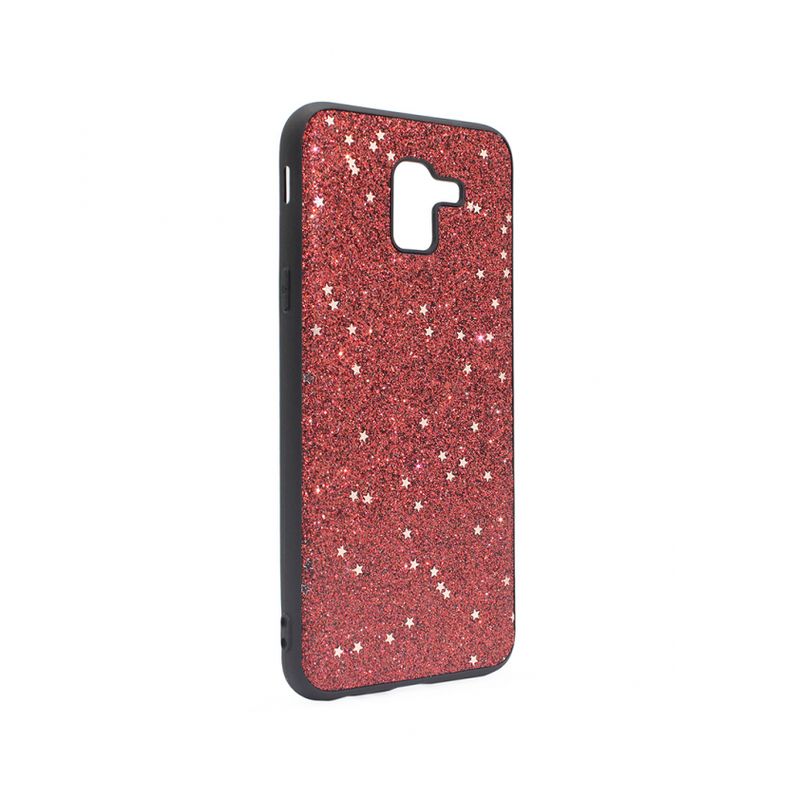 Maskica Sparkle Shiny za Samsung J600F Galaxy J6 2018 (EU) crvena