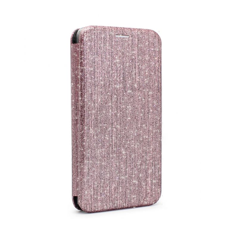 Maskica Flip Crystal za iPhone XS Max roze