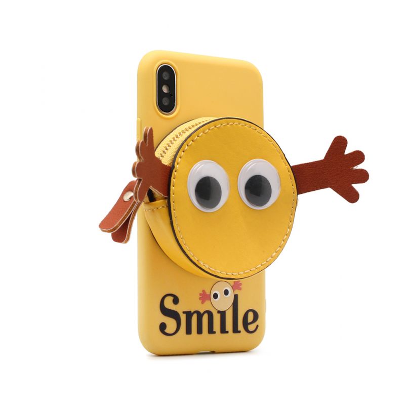 Maskica Smile za iPhone X/XS zuta