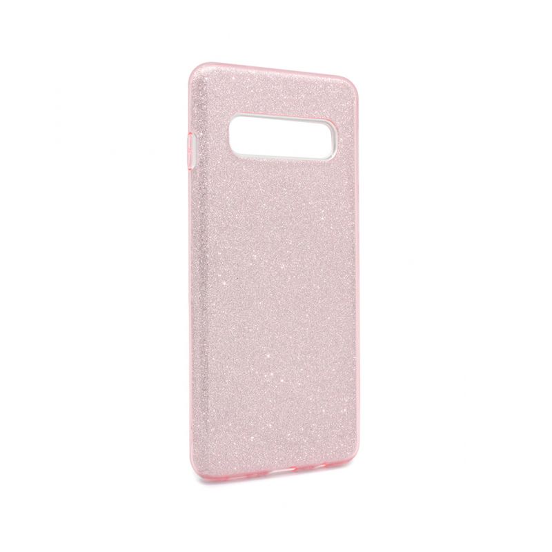 Maskica Crystal Dust za Samsung G973 S10 roze
