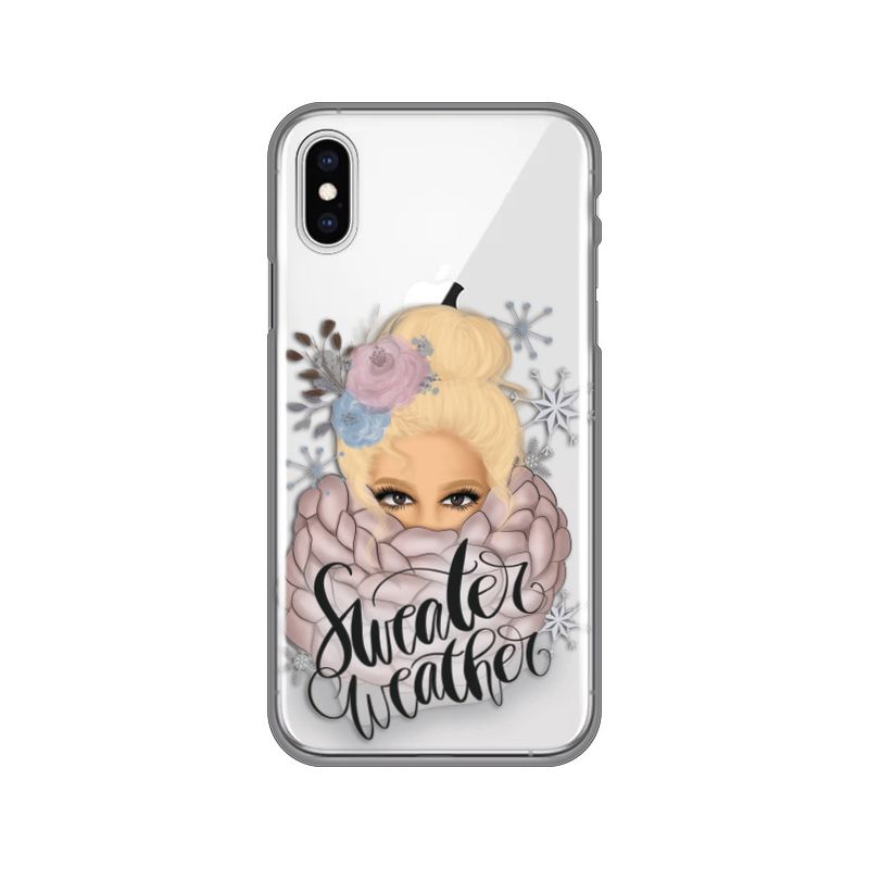 Maskica Silikonska Print Skin za iPhone XS Sweather Weather