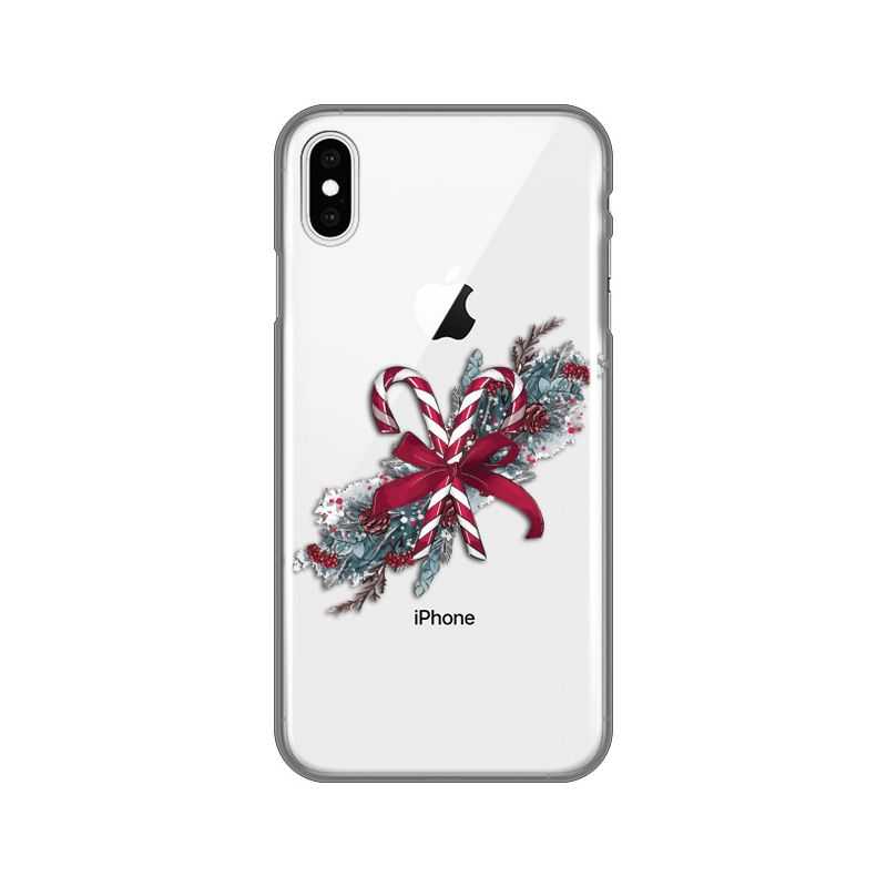 Maskica Silikonska Print Skin za iPhone XS Max Candy Wreath