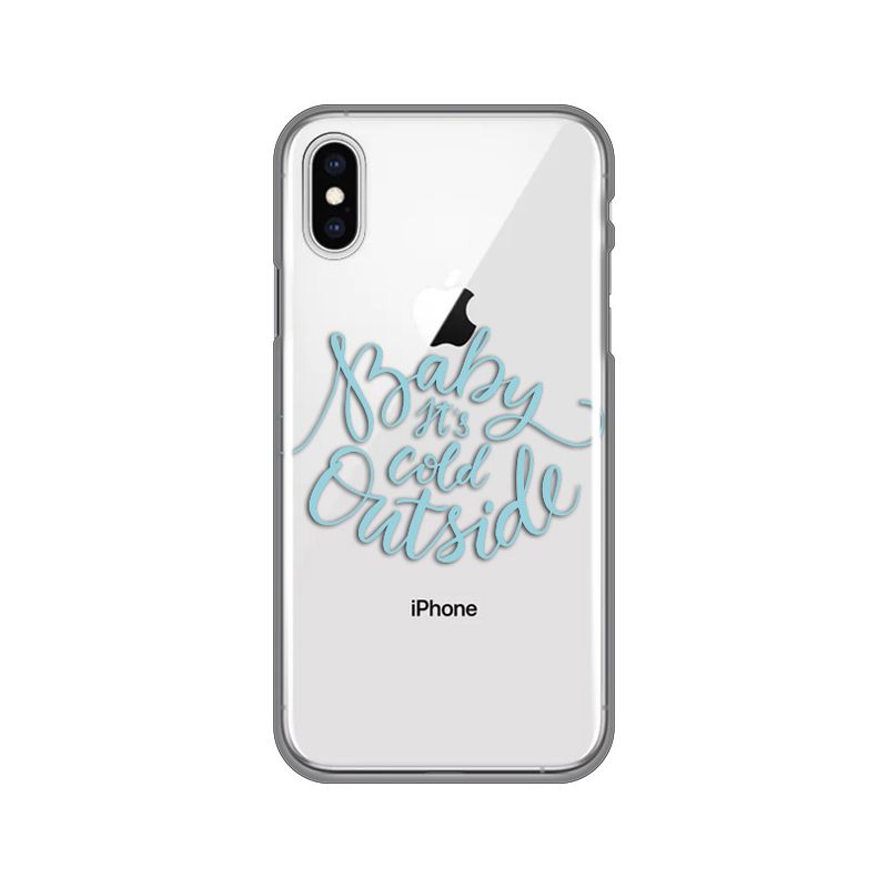 Maskica Silikonska Print Skin za iPhone XS Baby Its Cold Outside