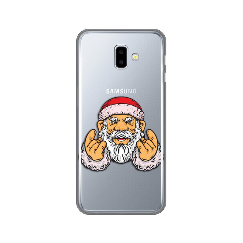 Maskica Silikonska Print Skin za Samsung J610FN Galaxy J6 2018 Plus Rock And Roll Santa