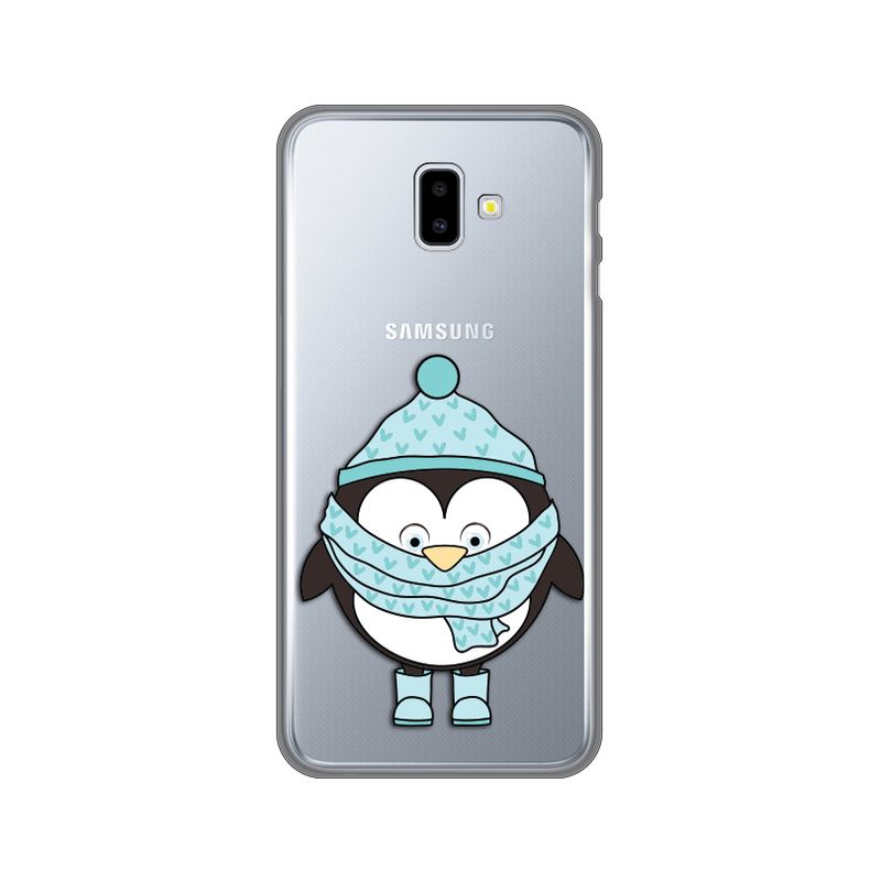 Maskica Silikonska Print Skin za Samsung J610FN Galaxy J6 2018 Plus Minty Penguin