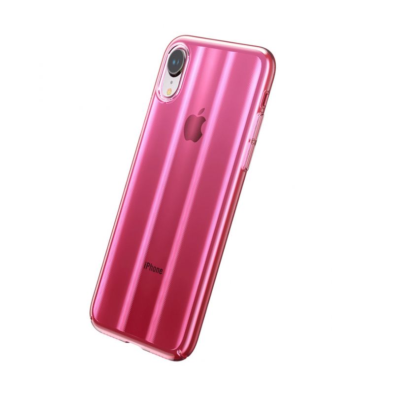 Maskica Baseus Aurora za iPhone XR pink