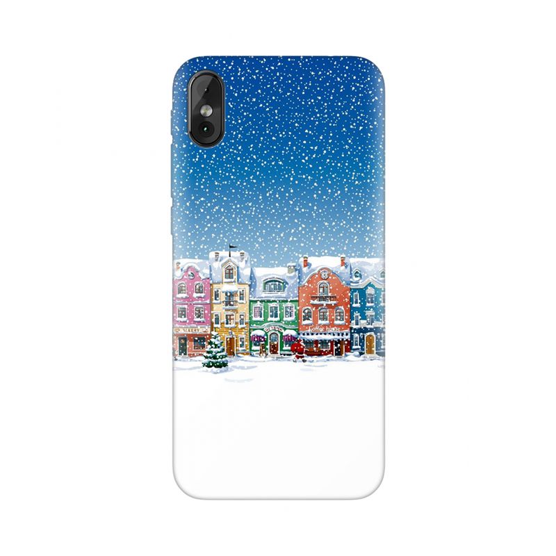 Maskica Silikonska Print za Tesla smartphone 3.4 Christmas City