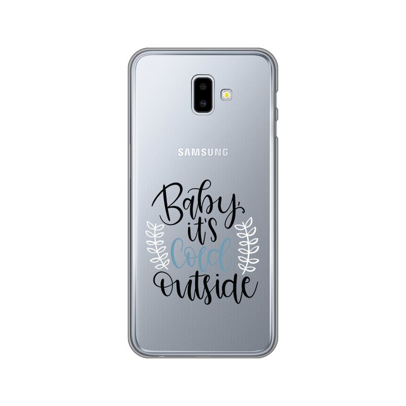 Maskica Silikonska Print Skin za Samsung J610F Galaxy J6 Plus Winter Quote Transparent