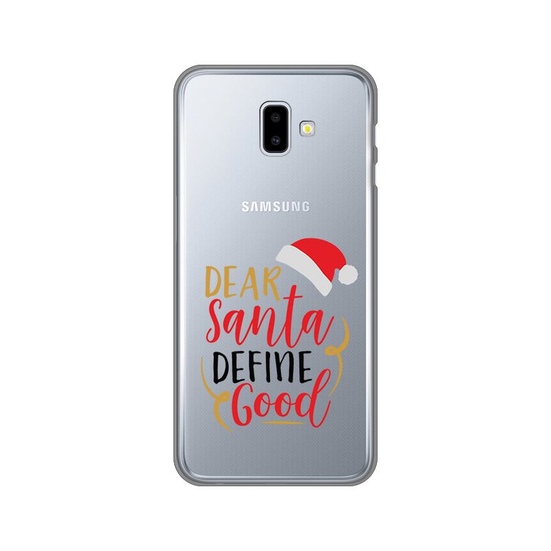 Maskica Silikonska Print Skin za Samsung J610F Galaxy J6 Plus Santa Quote