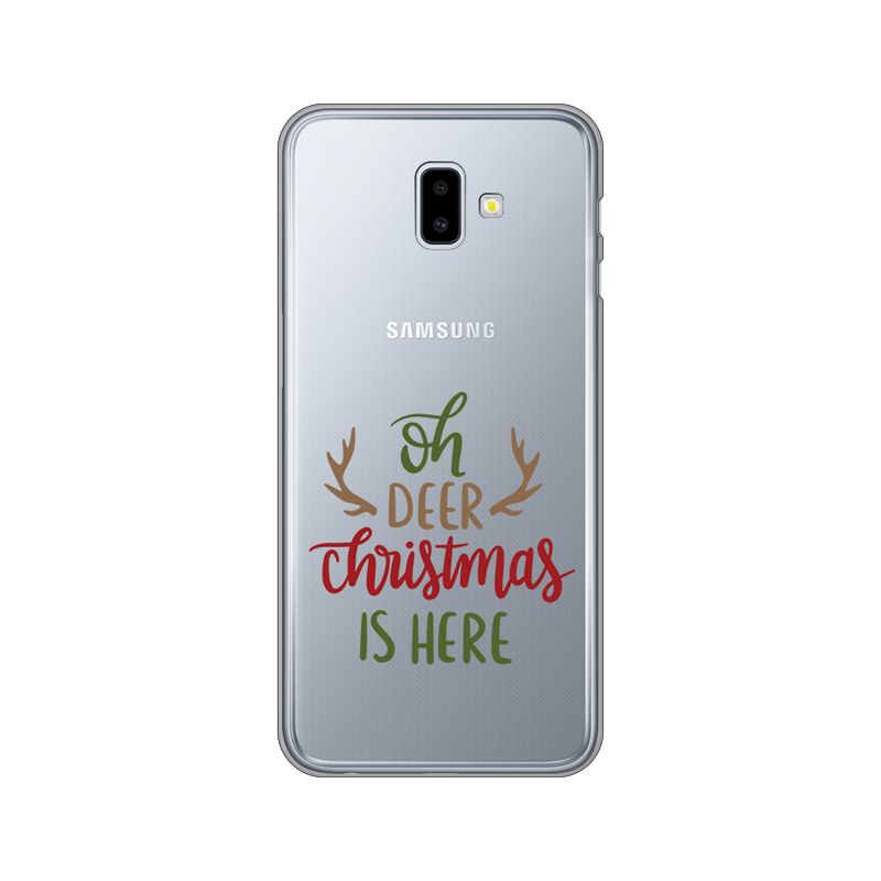 Maskica Silikonska Print Skin za Samsung J610F Galaxy J6 Plus Oh Deer Christmas Is Here