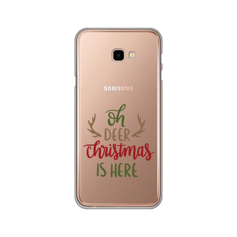 Maskica Silikonska Print Skin za Samsung J415F Galaxy J4 Plus Oh Deer Christmas Is Here