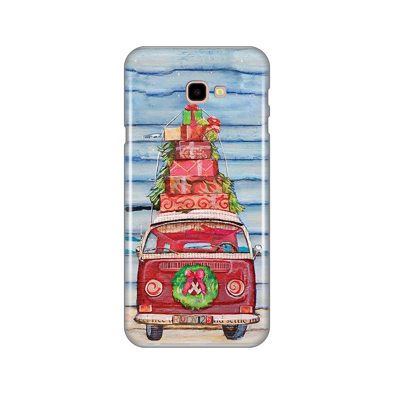 Maskica Silikonska Print za Samsung J415FN Galaxy J4 Plus Christmas Ride