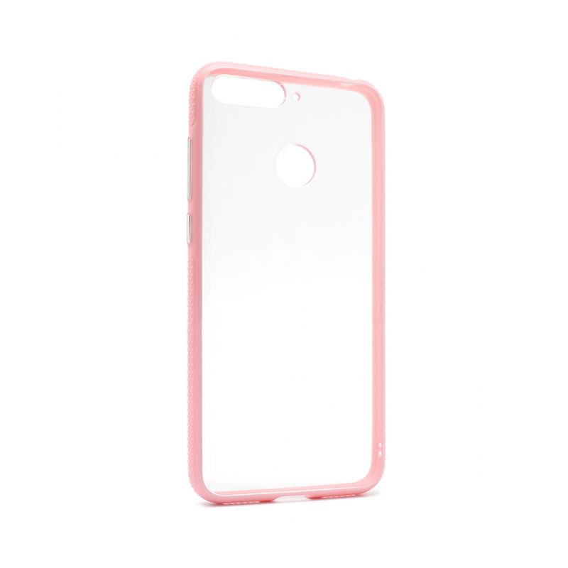 Maskica Clear Cover za Huawei Y6 Prime 2018 roze
