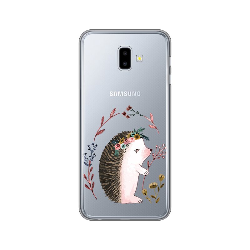 Maskica Silikonska Print Skin za Samsung J610F Galaxy J6 Plus Hedgehog In The Fall