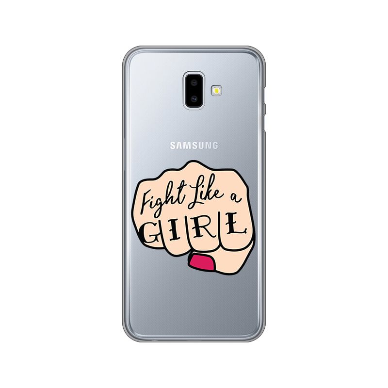 Maskica Silikonska Print Skin za Samsung J610F Galaxy J6 Plus Fight Like A Girl