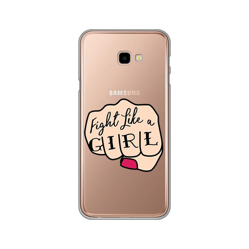 Maskica Silikonska Print Skin za Samsung J415F Galaxy J4 Plus Fight Like A Girl