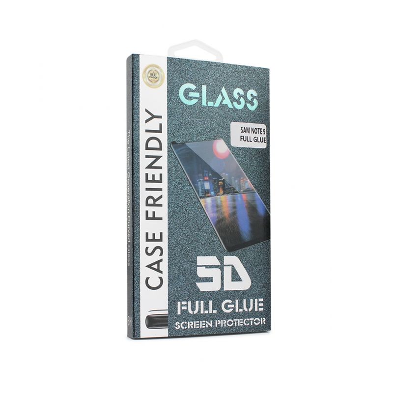 Zaštitno Staklo full glue za Samsung N960F Note 9 zakrivljeni crni