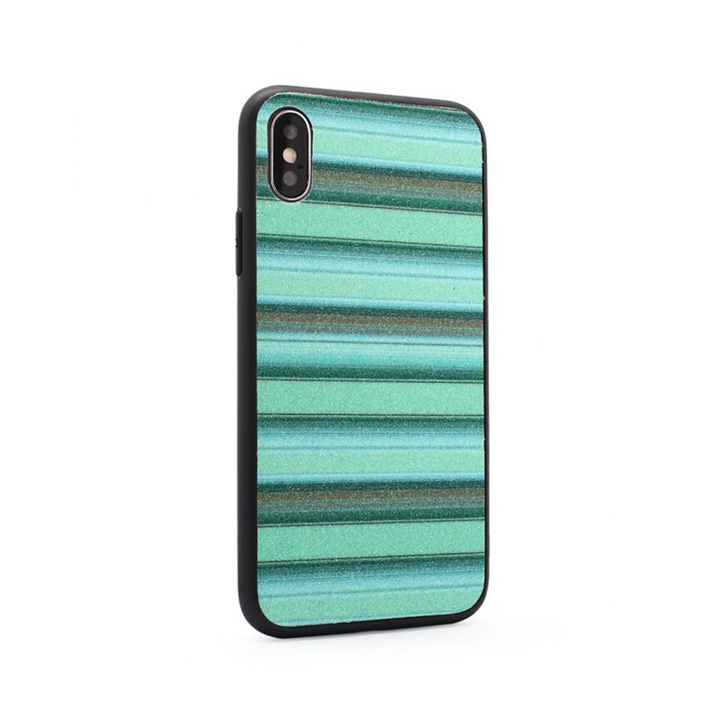 Maskica Three stripes za iPhone X zelena