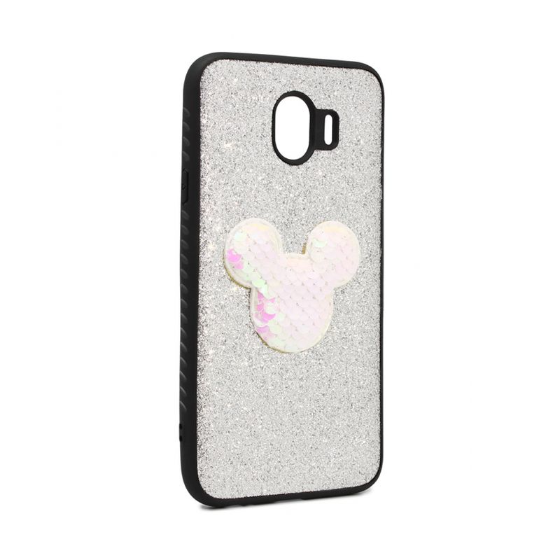 Maskica Shiny mouse za Samsung J400F Galaxy J4 2018 (EU) srebrna type 2
