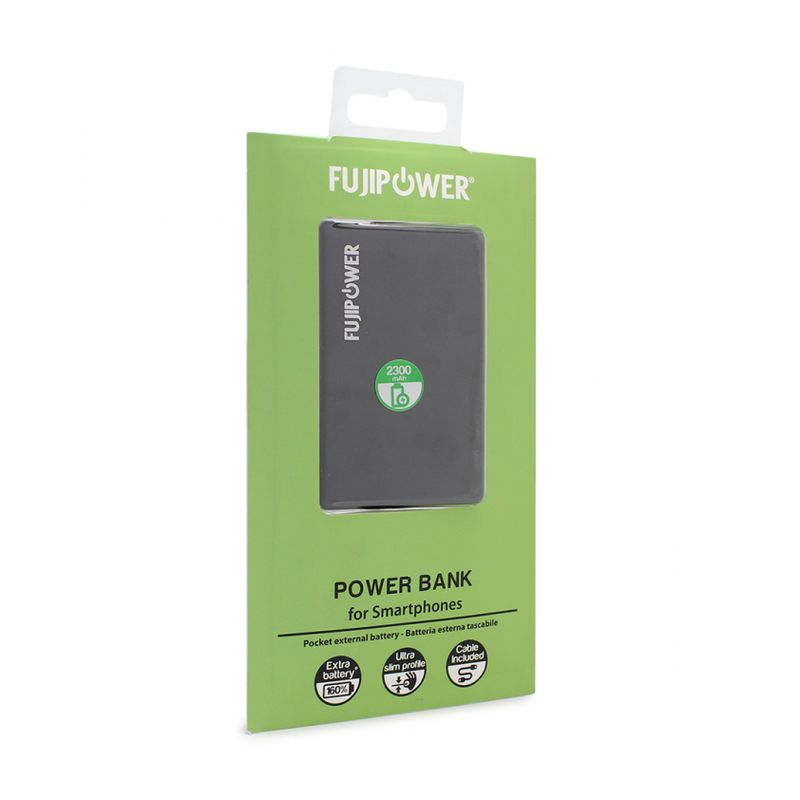 Back up baterija Puro Fujipower univerzalna 2300mAh crna
