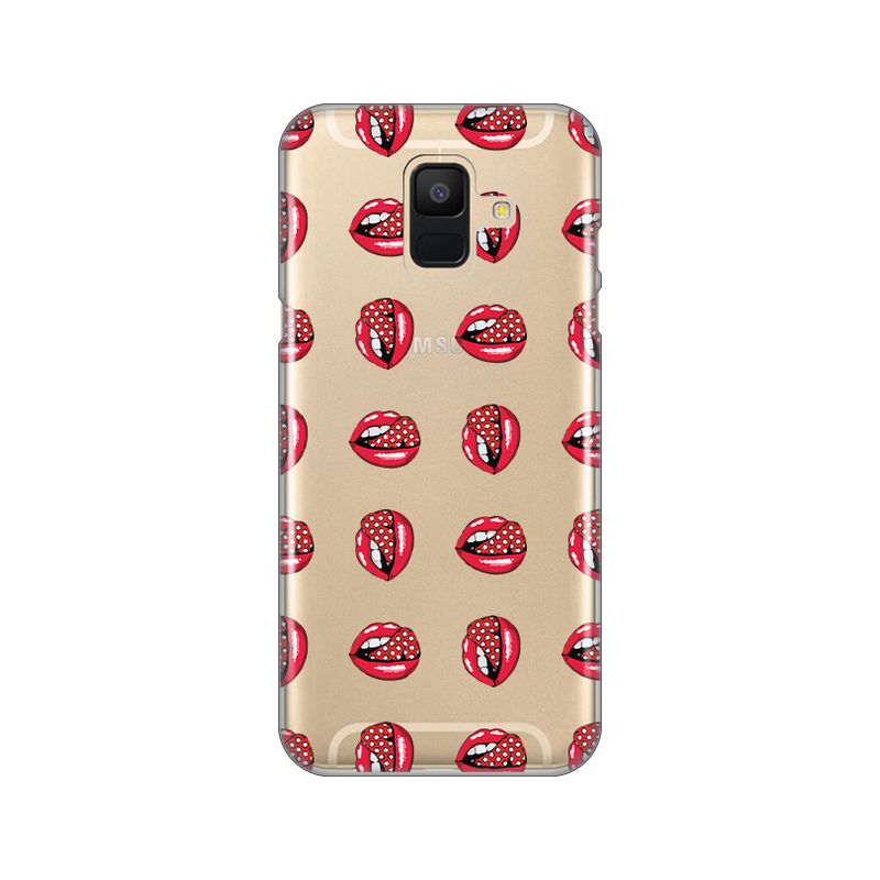 Maskica Silikonska Print Skin za Samsung A600F Galaxy A6 2018 Lips And Stars
