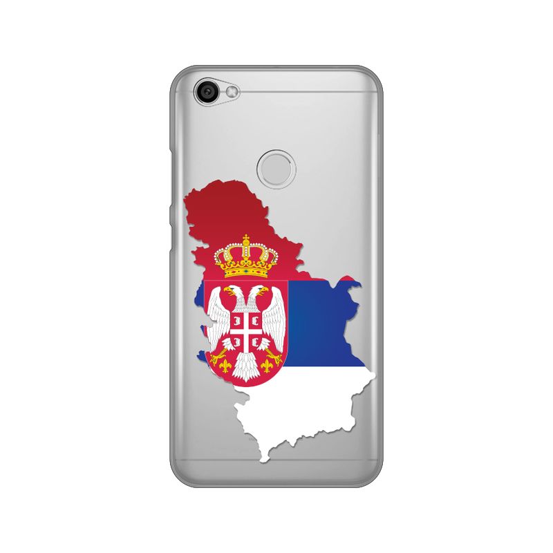 Maskica Silikonska print skin za Xiaomi Redmi Note 5A Prime Serbia Map