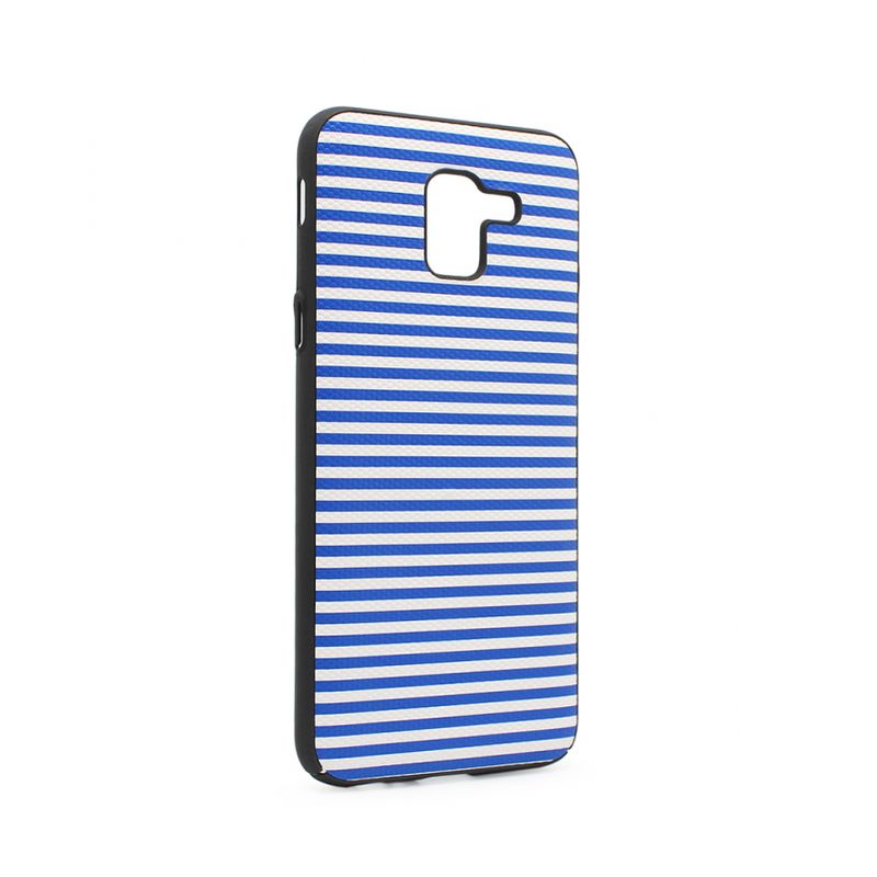 Maskica Luo Stripes za Samsung J600F Galaxy J6 2018 (EU) plava