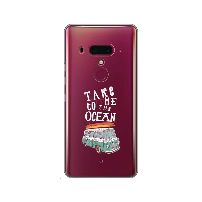 Maskica Silikonska print skin za HTC U12 Take Me To The Ocean