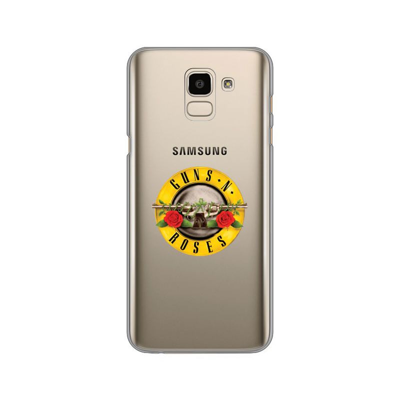 Maskica Silikonska print skin za Samsung J600F Galaxy J6 2018 (EU) Guns And Roses