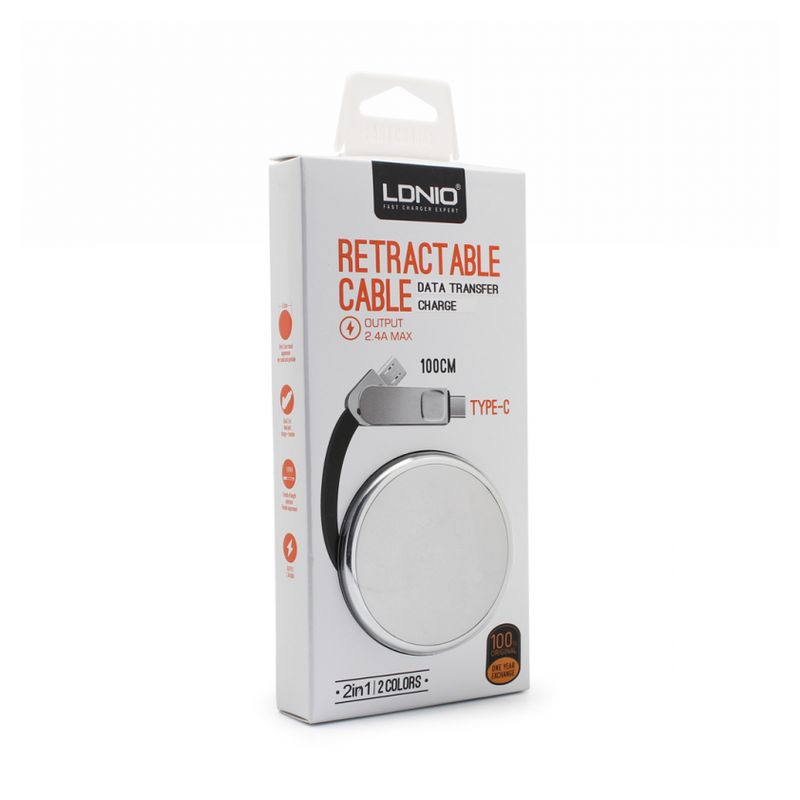 Data kabl LDNIO LC90C Type C/micro USB srebrni 1m