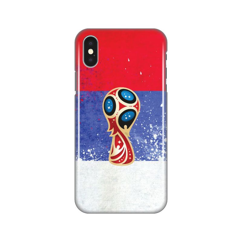 Maskica Silikonska Print Skin za iPhone X Serbia World Cup