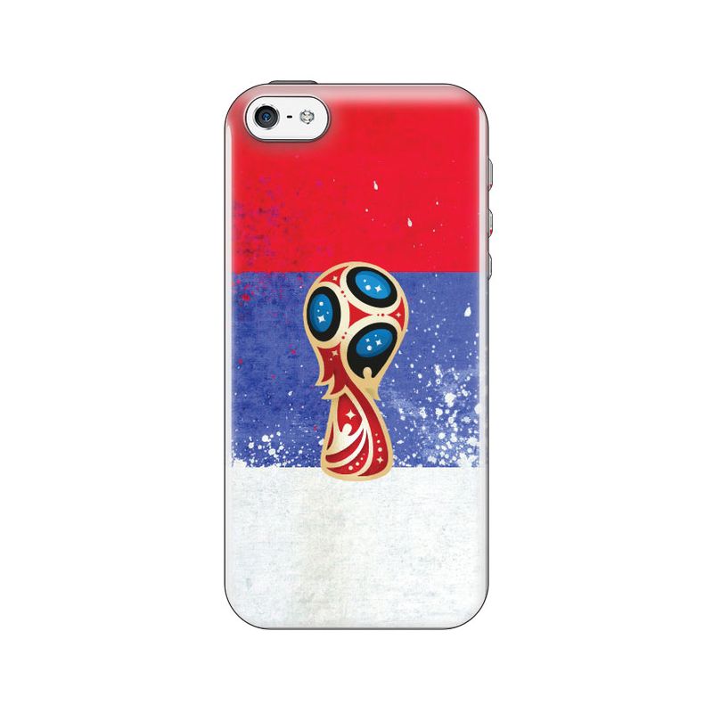 Maskica Silikonska Print Skin za iPhone 5 Serbia World Cup