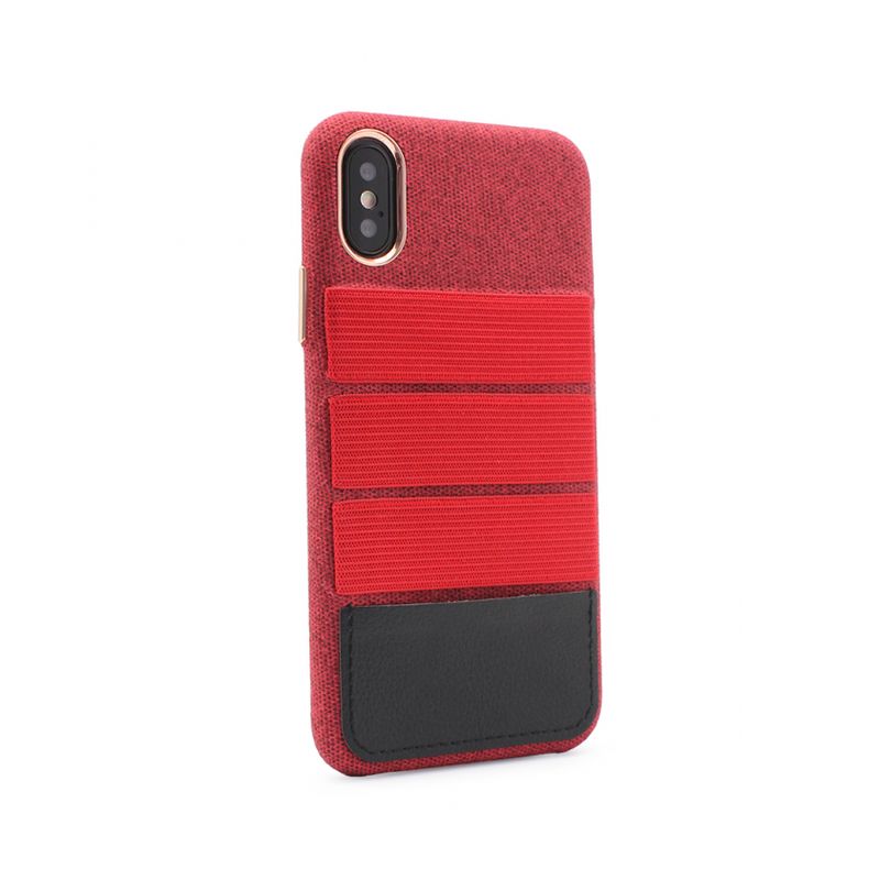 Maskica Card cover za iPhone X crvena