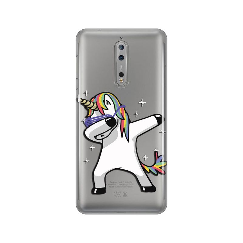 Maskica Silikonska Print Skin Za Nokia 8 Dabbing Unicorn